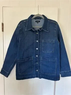 Well Worn | Jackets & Coats | Well Worn Dark Blue Denim Buttonup Jacket ...